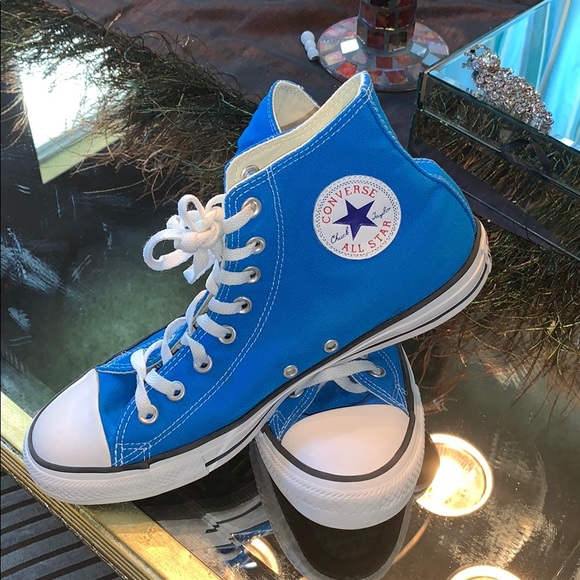 Converse | Shoes | Electric Blue Chuck Taylor All Star High Top | Poshmark